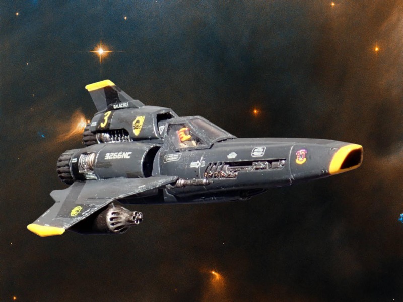 Colonial Viper Mark II, Moebius Models 1:72 von Thomas Brückelt