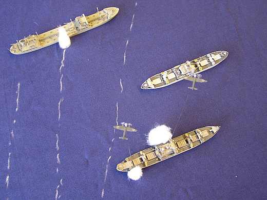 Der Untergang des PQ 17, verschiedene Hersteller 1:700 von SIM