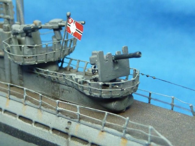 U-Boot Typ IX C/40 Turm II, Mirage Hobby 1:400 von Jan Thurau