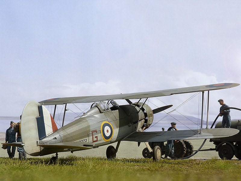 Gloster Sea Gladiator, Roden 1:48 von Mike Garamond