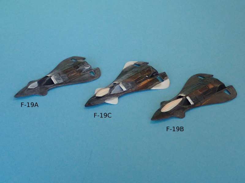 Lockheed F-19 Stealth Fighter, Revell 1:144 von Thomas Brückelt