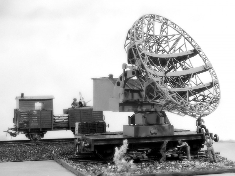 Funkmessgerät FuMG 65 "Würzburg-Riese", Schatton Modellbau 1:72 von ...