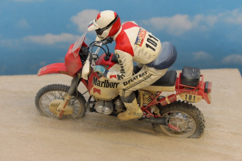 BMW R 80 GS Paris-Dakar 1985 Gaston Rahier, Tamiya 1:12 von Matthias Pohl