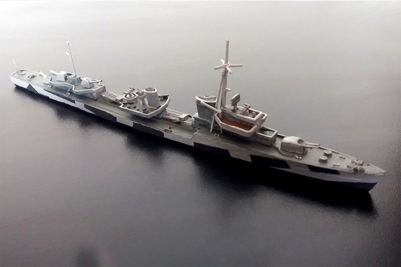 Zerstörer Z38, Matchbox 1:700 von Johannes König