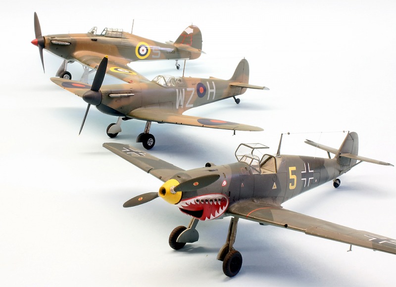 Bf 109D, Modelsvit 1:48 von Roland Sachsenhofer