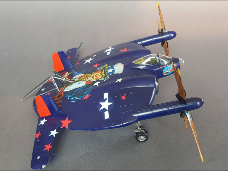 XF5U-1 Flying Flapjack, Kitty Hawk 1:48 von Sebastian Nemitz