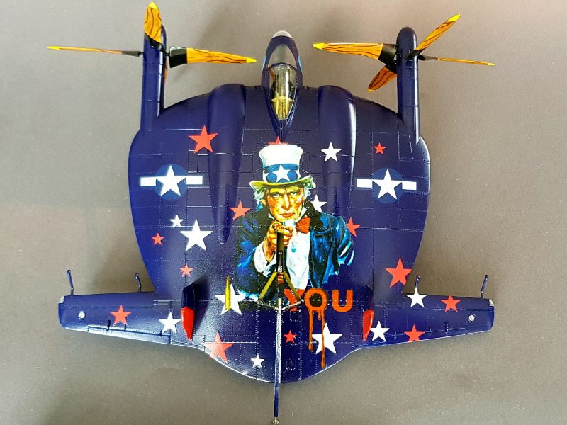 XF5U-1 Flying Flapjack, Kitty Hawk 1:48 von Sebastian Nemitz