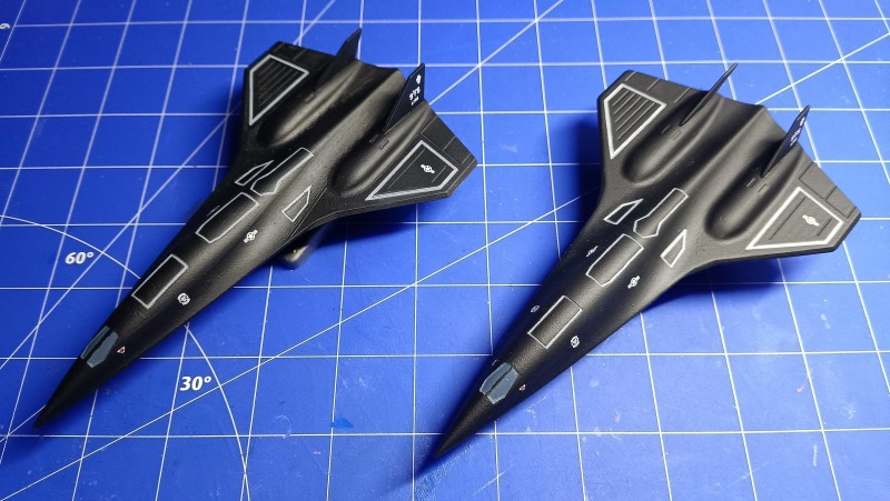 Lockheed Martin „Darkstar“, 3D-Druck 1:144 von Steffen Erwerth