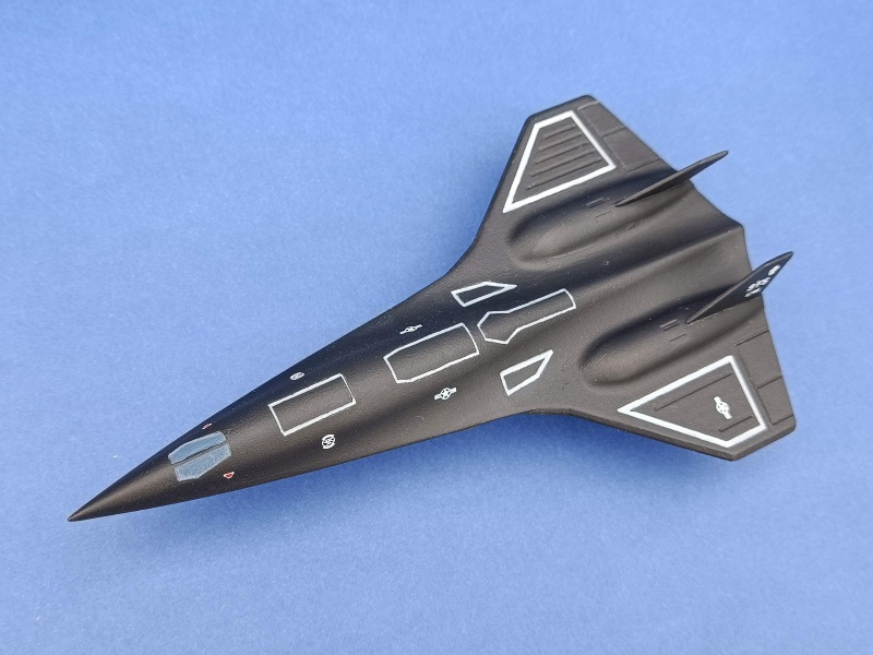 Lockheed Martin „Darkstar“, 3D-Druck 1:144 von Steffen Erwerth