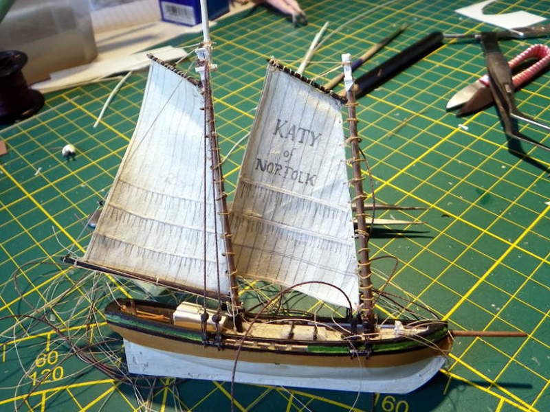 Katy of Norfolk - Virginia Pilot Boat, Eigenbau 1:192 von Frank Brüninghaus