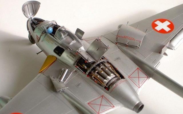 de Havilland Vampire FB.6, Hobbycraft 1:48 von Hubert Ortinger