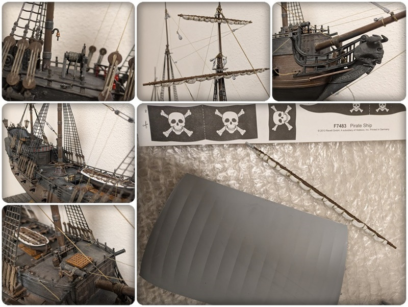 Piratenschiff „Black Skull“, Revell 1:72 von Theo Peter