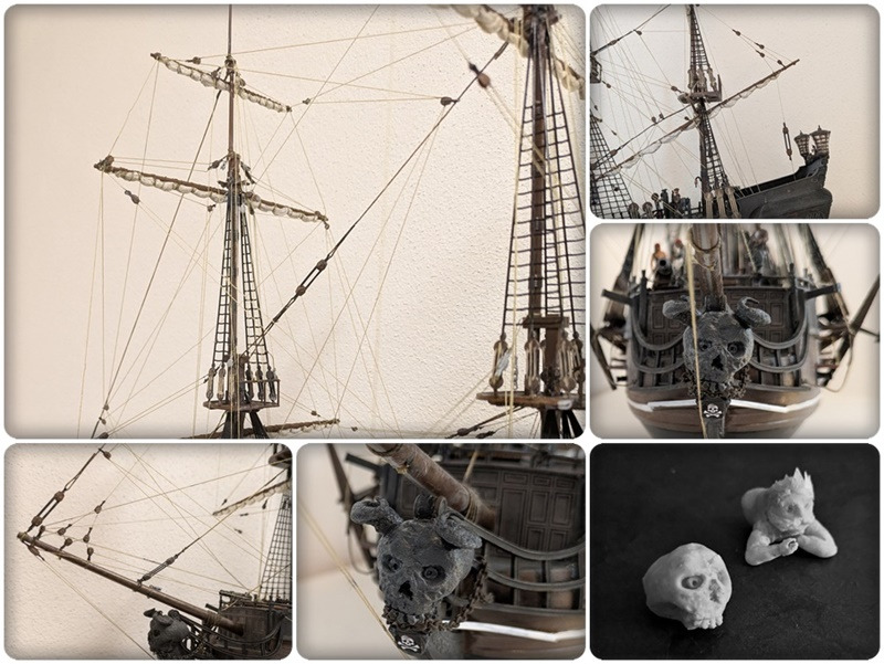 Piratenschiff „Black Skull“, Revell 1:72 von Theo Peter