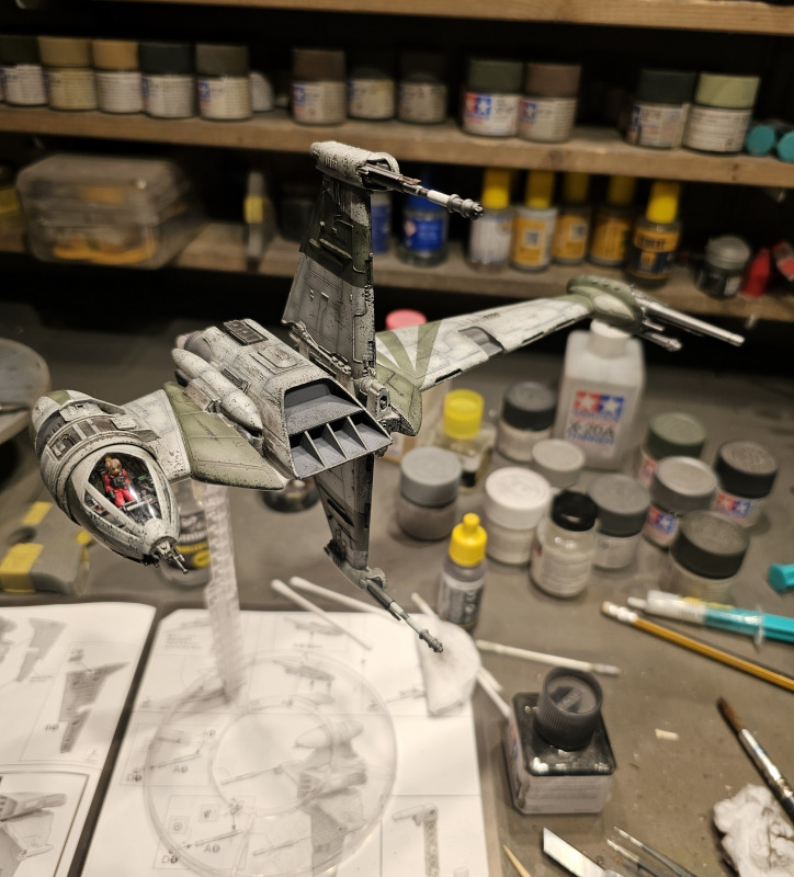 A/SF-01 B-Wing Assault Starfighter, Bandai 1:72 von Michael Wittmann