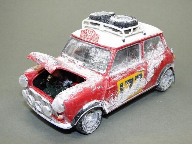 Morris Mini Cooper Rally, Tamiya 1:24 von Helmut Senger