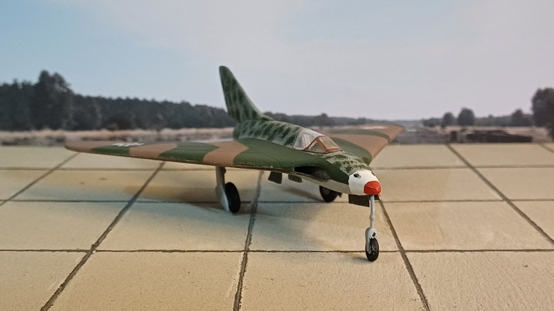 Messerschmitt P.1111, PM Modell 1:72 von Peter Lindner