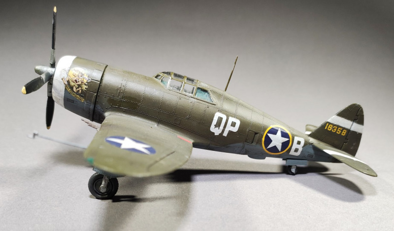 Republic P-47C Thunderbolt Razorback, Lindberg 1:72 von Andy Hartung