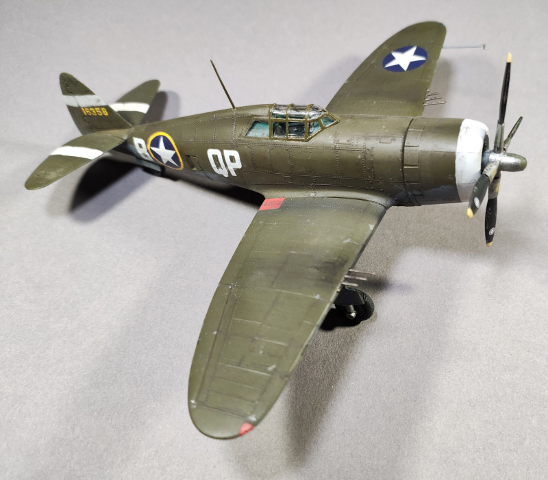 Republic P-47C Thunderbolt Razorback, Lindberg 1:72 von Andy Hartung