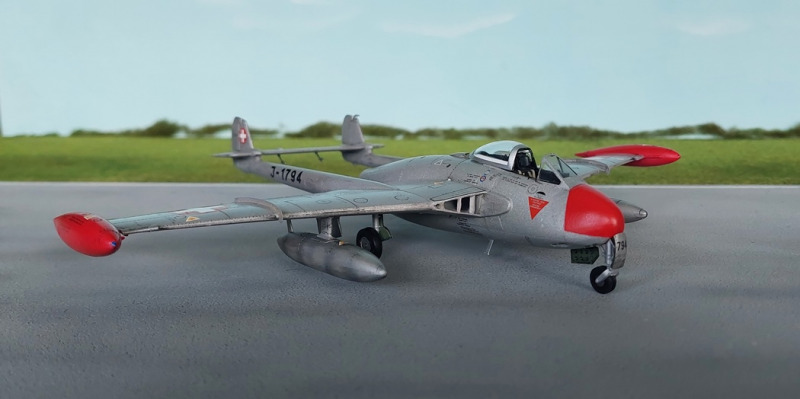 De Havilland DH.112 Venom Mk.4, Mikro Mir 1:48 von Hans Peter Tschanz