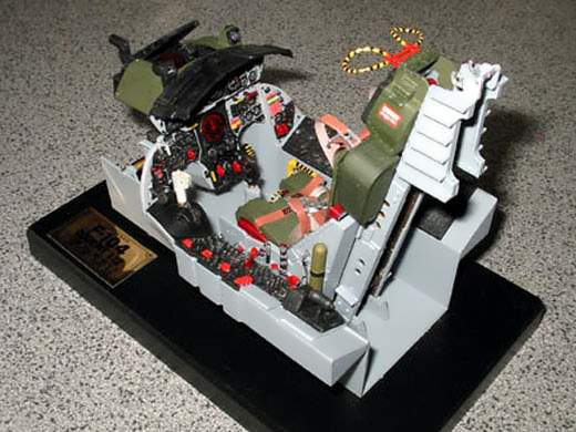 Lockheed F-104 Starfighter-Cockpit, Esci 1:12 von Frank Ortner