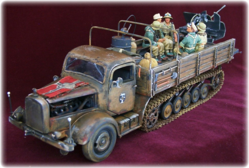 Mercedes-Benz L4500 R Maultier, MEBA 1:25 von Günter Schmitt