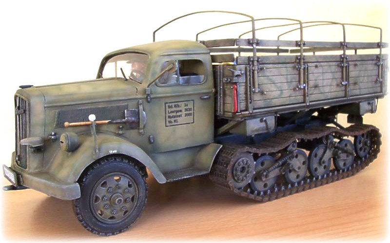 Mercedes-Benz L4500 R Maultier, MEBA 1:25 von Günter Schmitt