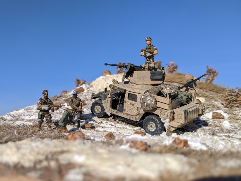 HMMWV GMV Dumvee Ground Mobility Vehicle, Military Wheels 1:72 von Theo ...