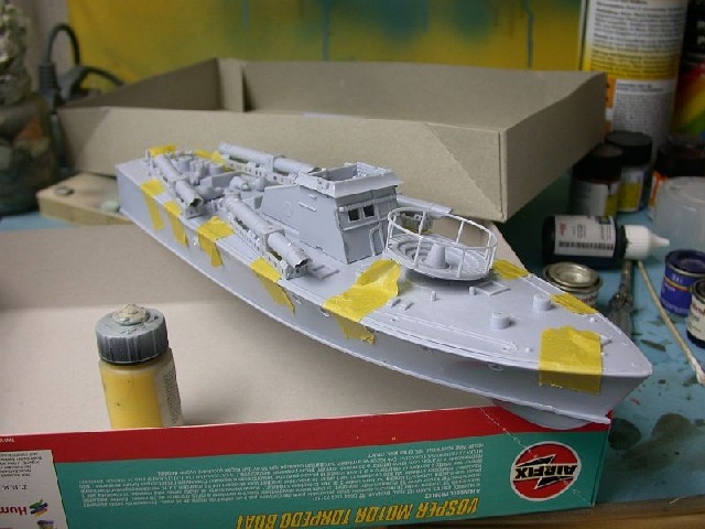 Vosper Motor Torpedo Boot, Airfix 1:72 von Frank Spahr