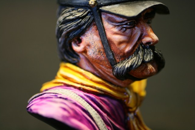 Old Veteran, Pony Soldiers Miniatures 120mm von Stephan Kolb