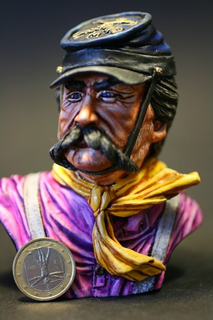 Old Veteran, Pony Soldiers Miniatures 120mm von Stephan Kolb