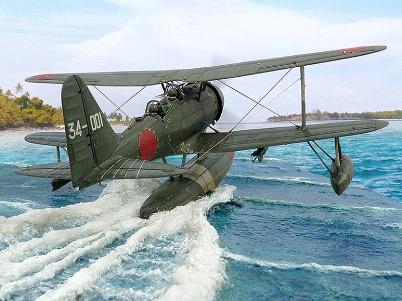Mitsubishi F1M2 Type Zero "Pete", Hasegawa 1:48 von Mike Garamond