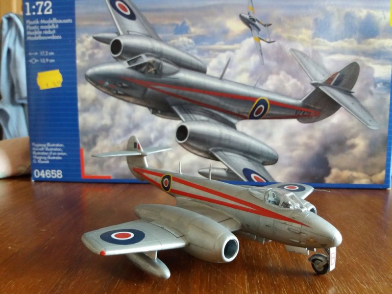 Gloster Meteor Mk.4, Revell 1:72 von Andy Hartung