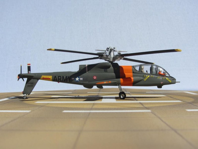 Lockheed AH-56A Cheyenne, Aurora 1:72 von Oliver Zwiener