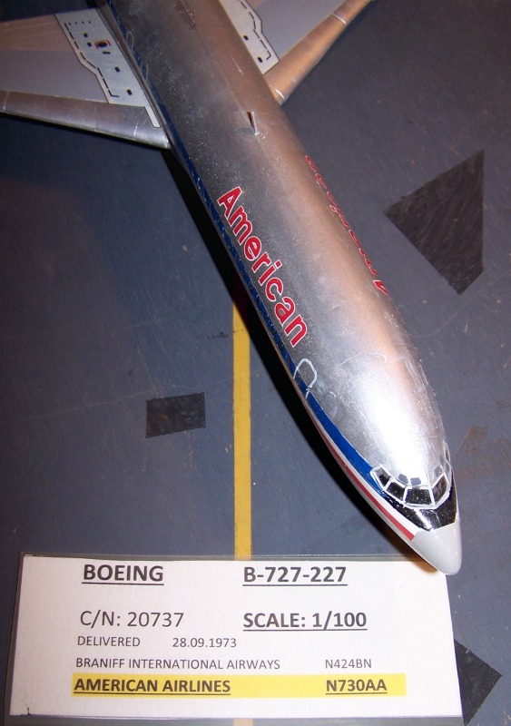 Boeing 727, Doyusha 1:100 von Wolfgang Warnholtz