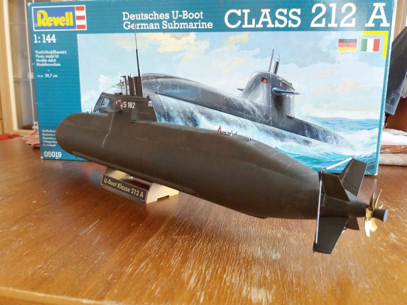 Deutsches U-Boot Klasse 212A, Revell 1:144 von Andy Hartung