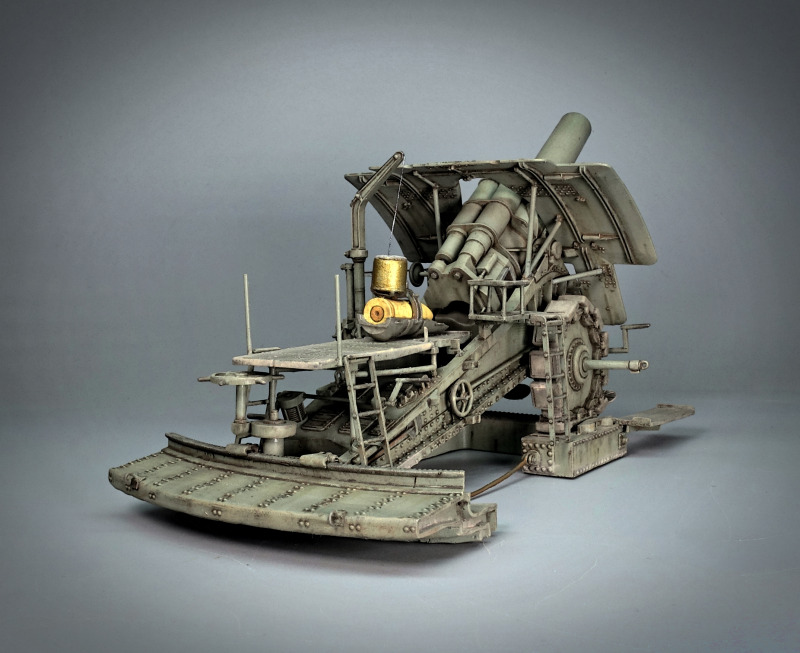 Krupp 42 cm Haubitze / Mörser "Die dicke Bertha", 3D-Druck 1:72 von ...