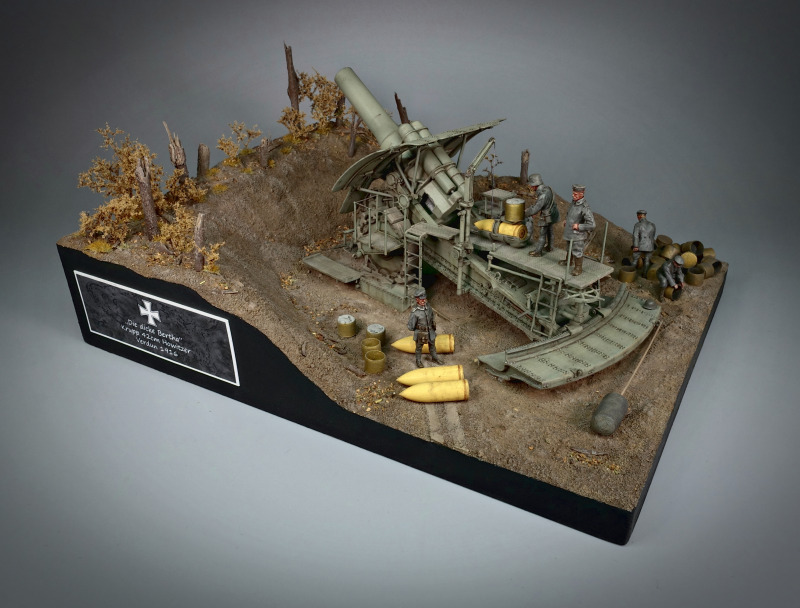 Krupp 42 cm Haubitze / Mörser "Die dicke Bertha", 3D-Druck 1:72 von ...