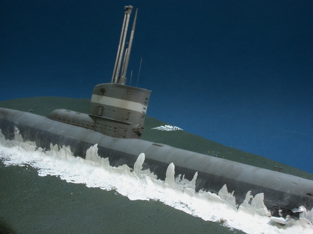 Selbstversenktes U-Boot Typ XXIII, ICM 1:144 von Frank Spahr