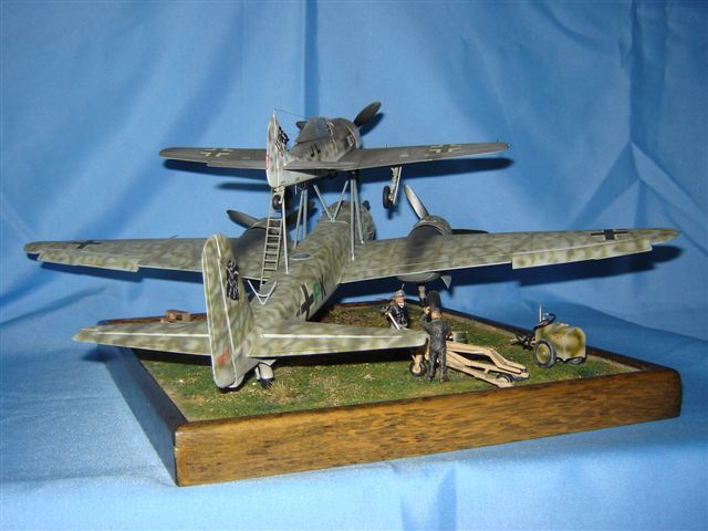 Mistel 2, Ju-88 G-1 und Fw 190 F-8, Dragon 1:48 von Herbert Janta