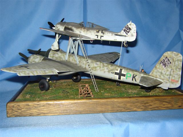 Mistel 2, Ju-88 G-1 und Fw 190 F-8, Dragon 1:48 von Herbert Janta