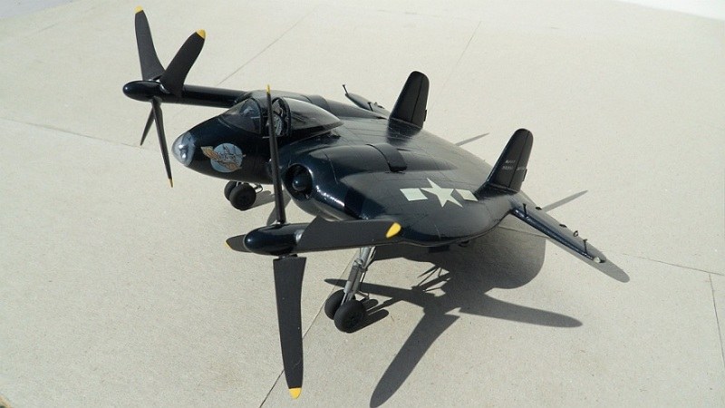 Chance Vought XF5U-1 "Flying Pancake", Eigenbau 1:48 von John Haas