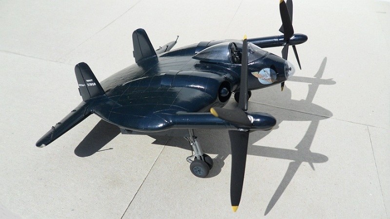 Chance Vought XF5U-1 "Flying Pancake", Eigenbau 1:48 von John Haas