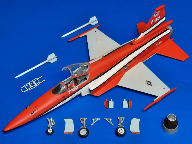 Northrop F-20 Tigershark " Demonstrator ", Hasegawa 1:72 von Oliver Zwiener