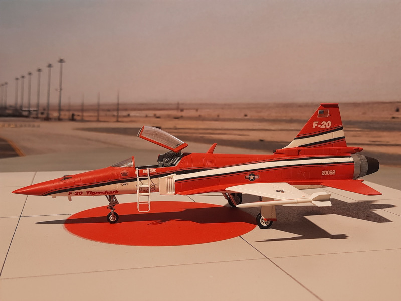 Northrop F-20 Tigershark " Demonstrator ", Hasegawa 1:72 von Oliver Zwiener