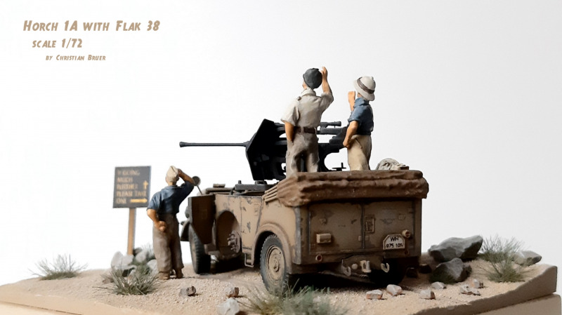 Horch 1A mit Flak 38, MAC Distribution 1:72 von Christian Bruer