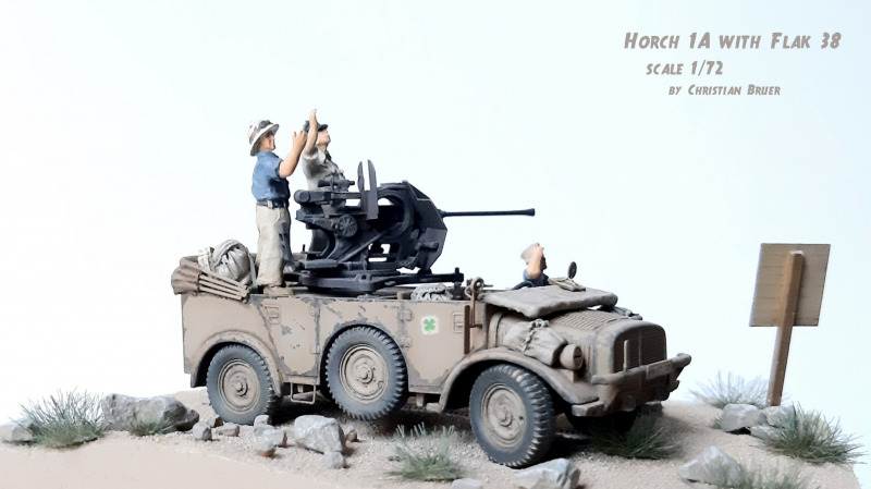 Horch 1A mit Flak 38, MAC Distribution 1:72 von Christian Bruer