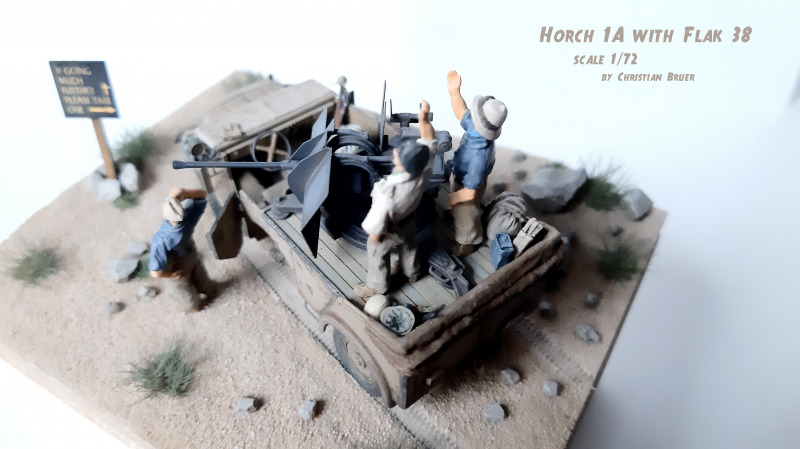 Horch 1A mit Flak 38, MAC Distribution 1:72 von Christian Bruer