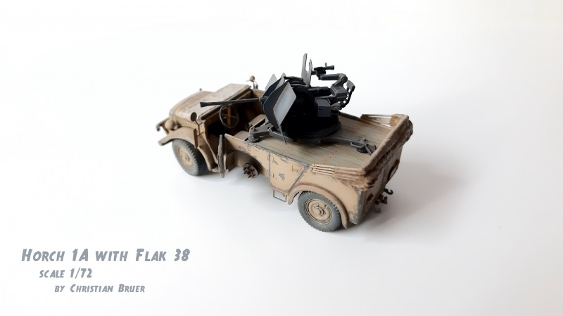 Horch 1A mit Flak 38, MAC Distribution 1:72 von Christian Bruer