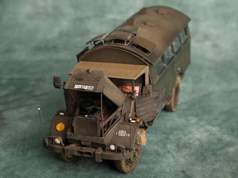 MAN 630 L2A mit Kofferaufbau, Perfect Scale Modellbau 1:35 von Andreas Redlich