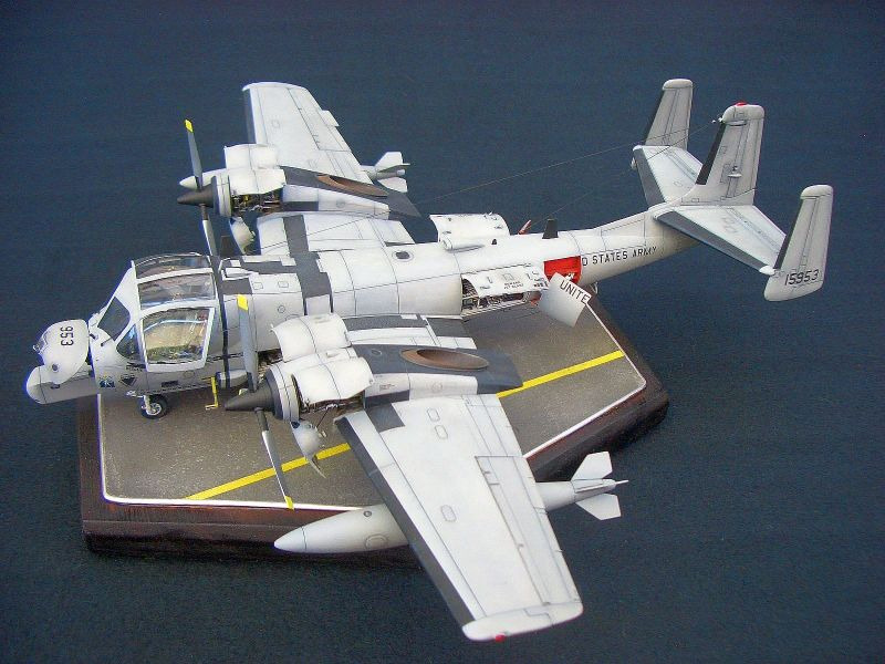 Grumman OV-1D Mohawk, Roden 1:48 von Lars Kolweyh